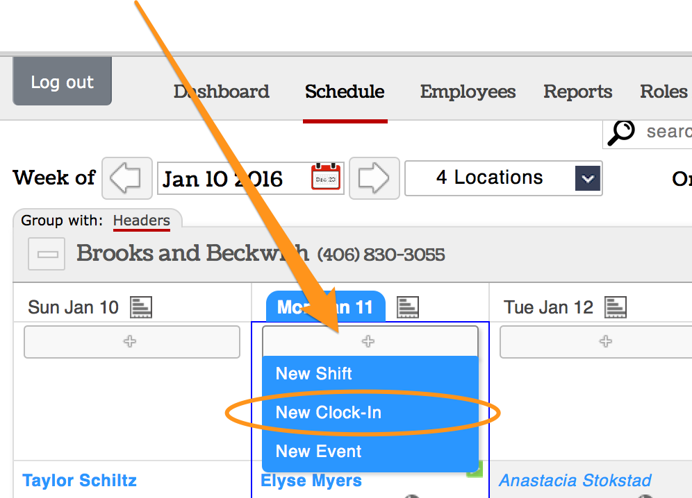 Add Time-Punches | SpotOn Teamwork Knowledge Base