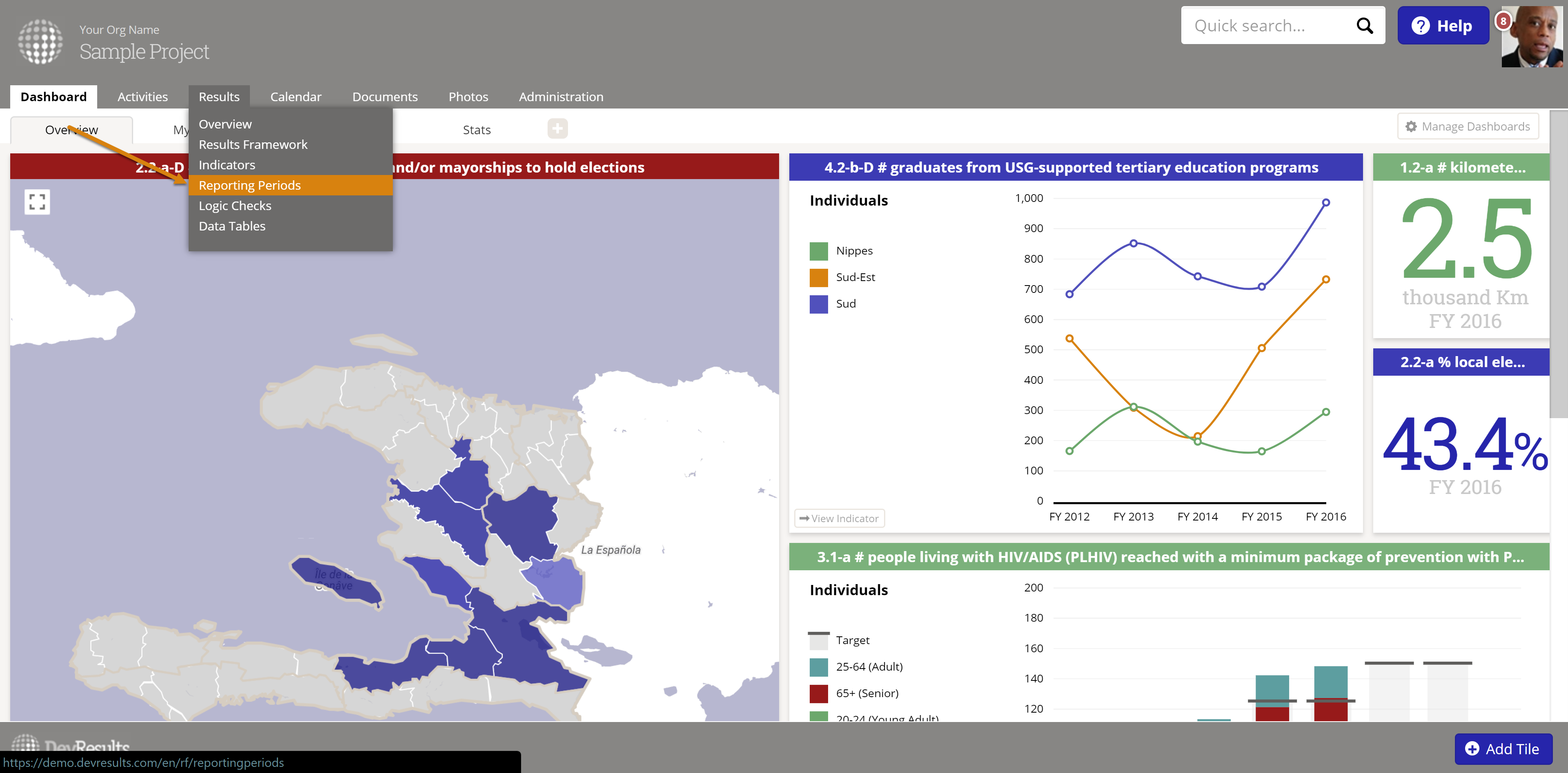 Define a Reporting Period | DevResults Knowledge Base