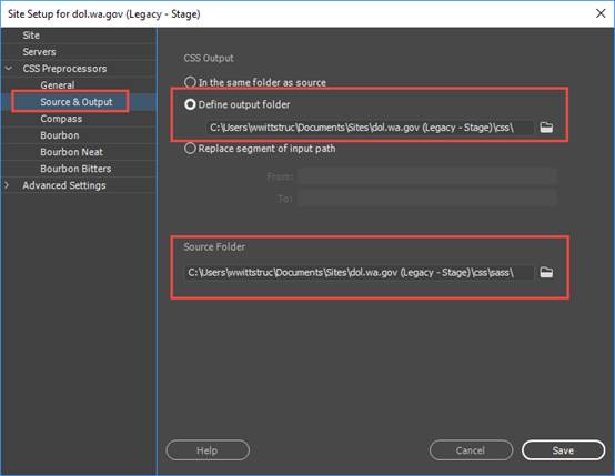 How to setup Sass in Dreamweaver | Web style guide and standards