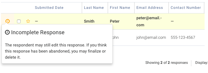My Responses | FormAssembly Resource Center