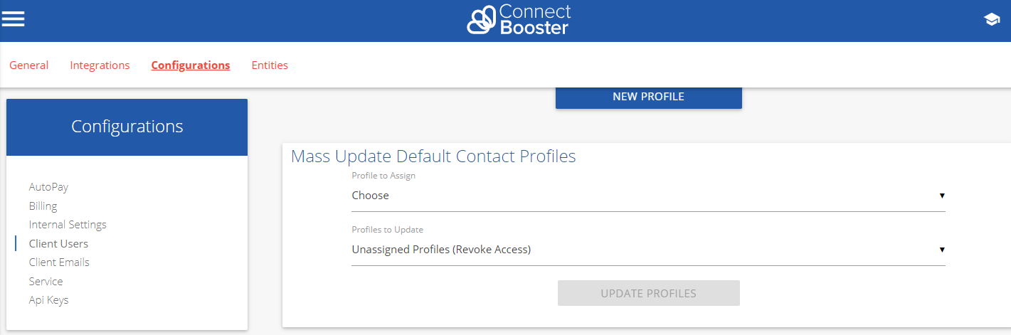 Client Profiles | ConnectBooster Support