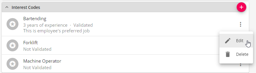 Beyond - Managing Employee Interest Codes | TempWorks Knowledge Base