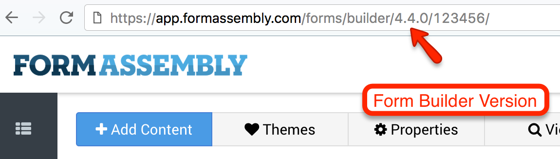Form Builder Version | FormAssembly Resource Center