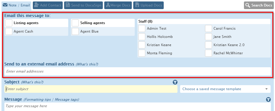 Emailing Docs & Notes from Transactions | Paperless Pipeline