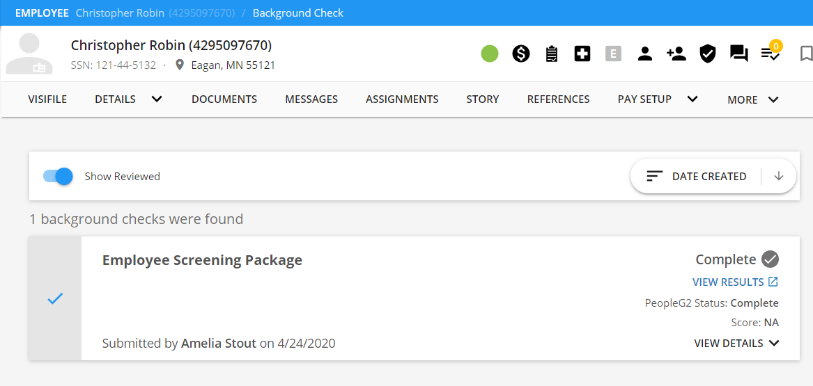 Beyond - Reviewing Background Check Statuses | TempWorks Knowledge Base