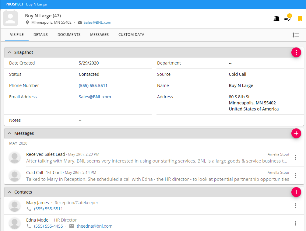 Beyond - Record Types | TempWorks Knowledge Base