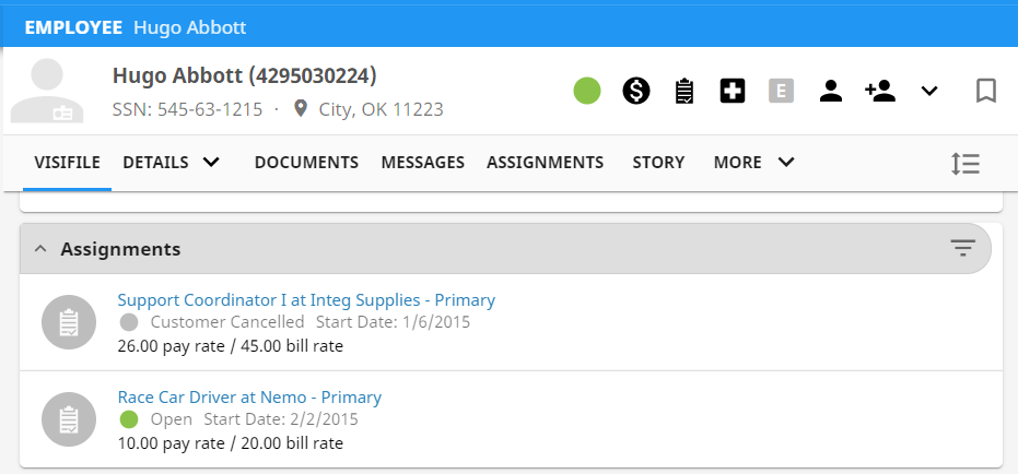Beyond - Assignment Details Overview | TempWorks Knowledge Base