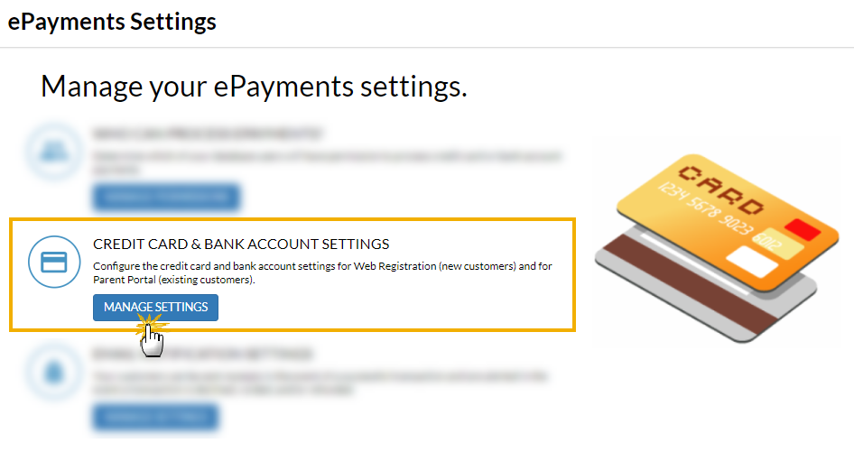 Manage Credit Card & Bank Account ePayment Settings | Jackrabbit Help ...
