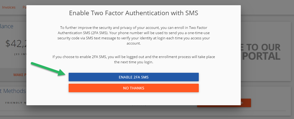 2-Factor for Customers | ConnectBooster Support