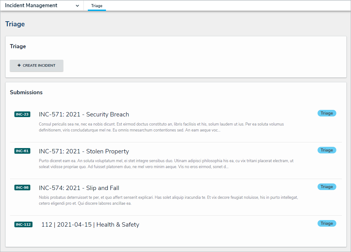 Triage an Incident in Incident Management