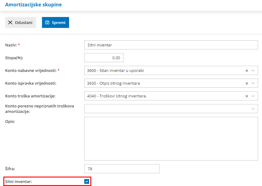 Ispisi osnovnih sredstava (kartice, inventurna lista, knjiga DI ...
