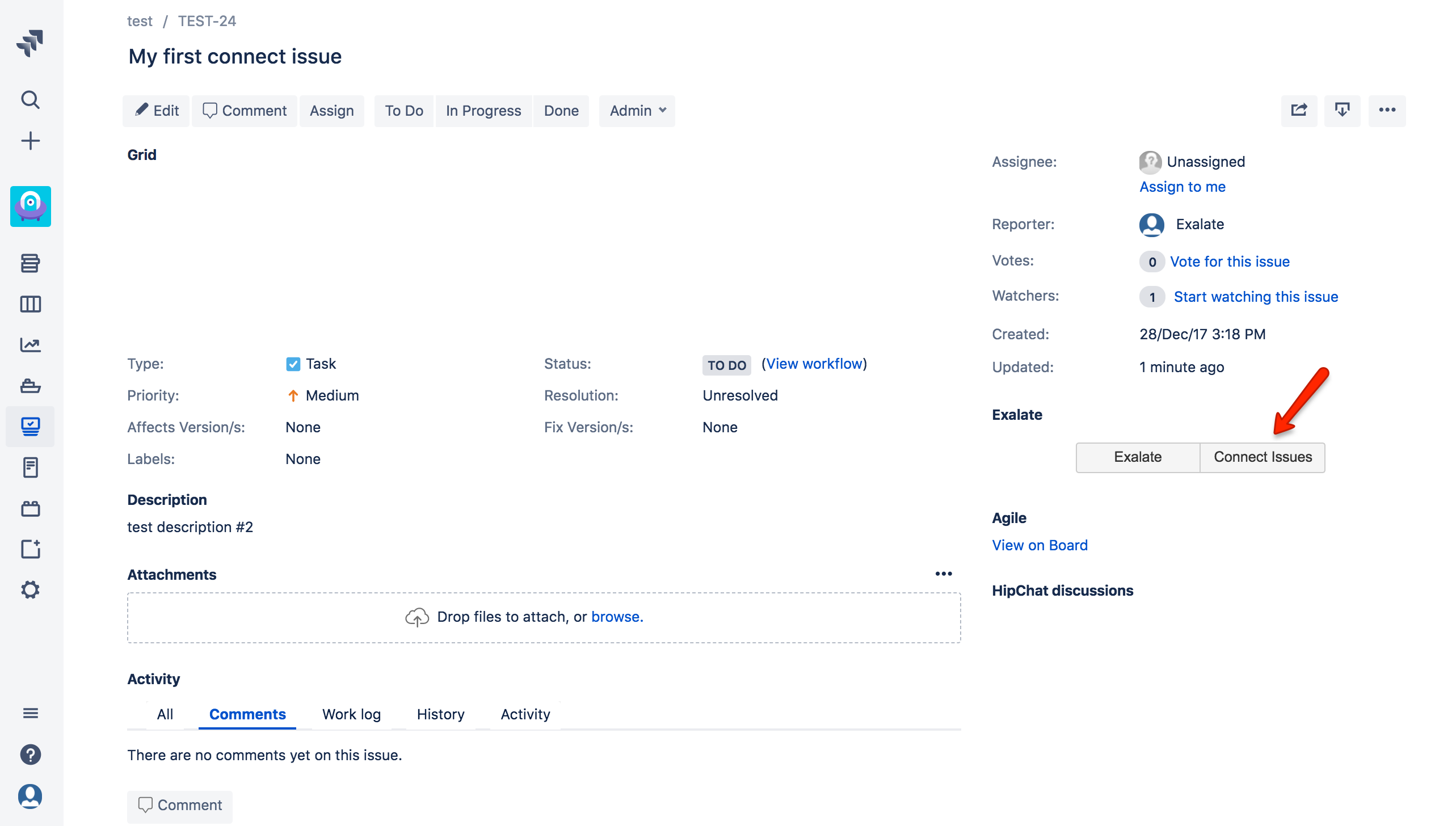 Connect Operation | Exalate Documentation