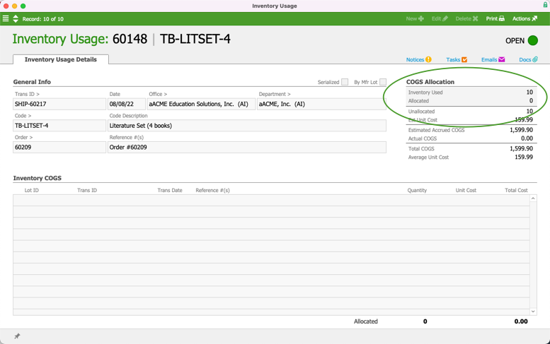 Understanding the COGS Reconciliation Process | aACE 6