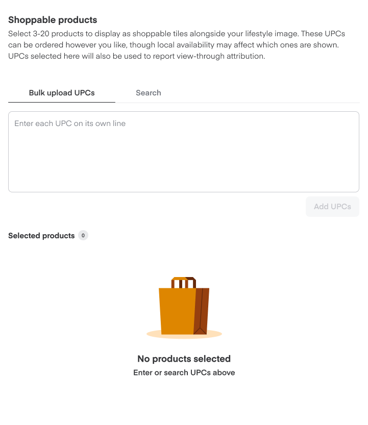Setting up shoppable display ads | Instacart | Ads