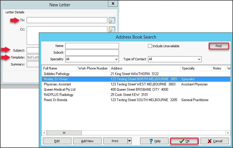 Clinical Letter Writer | zedmed