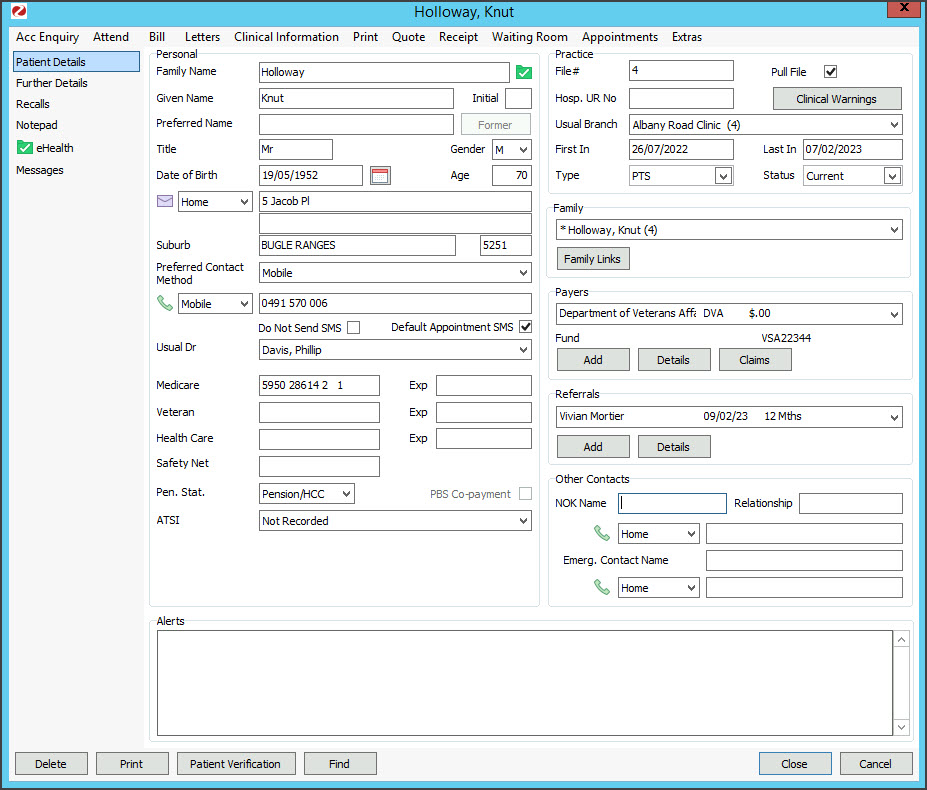 Register new patient | zedmed