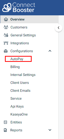 AutoPay Settings | ConnectBooster Support