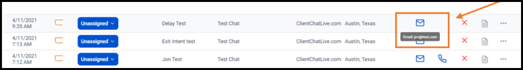How To Send an Email from the Dashboard | Client Chat Live Knowledge Base
