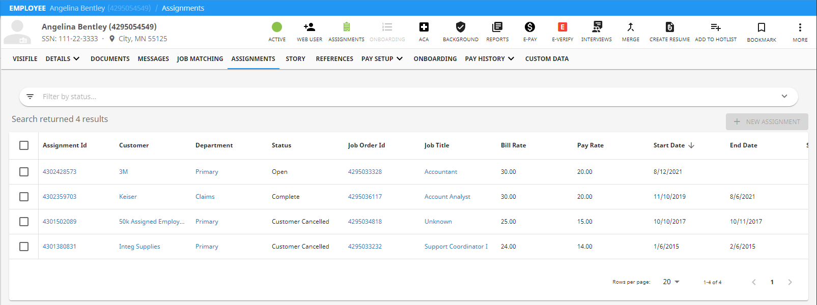 Beyond - Assignment Details Overview | TempWorks Knowledge Base