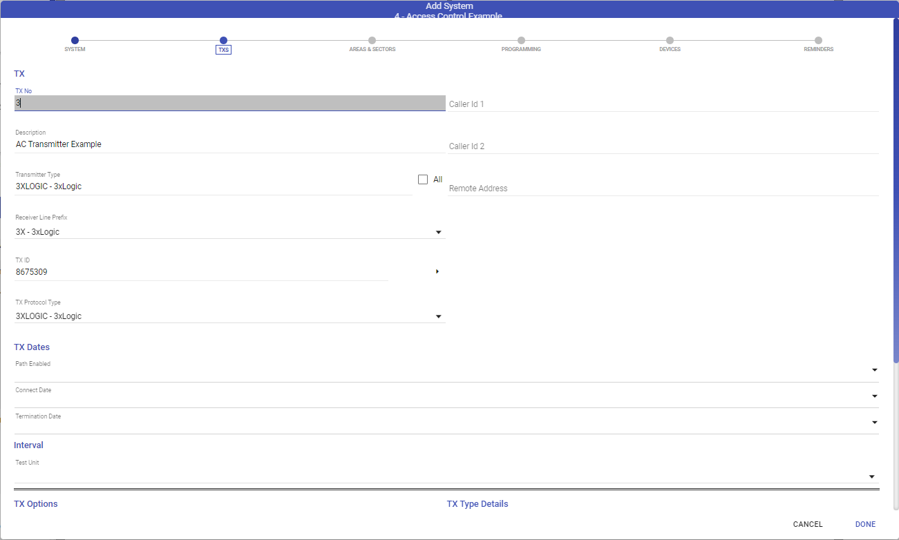 New Customer Systems - Transmitter - Access Control | Manitou Knowledge Base
